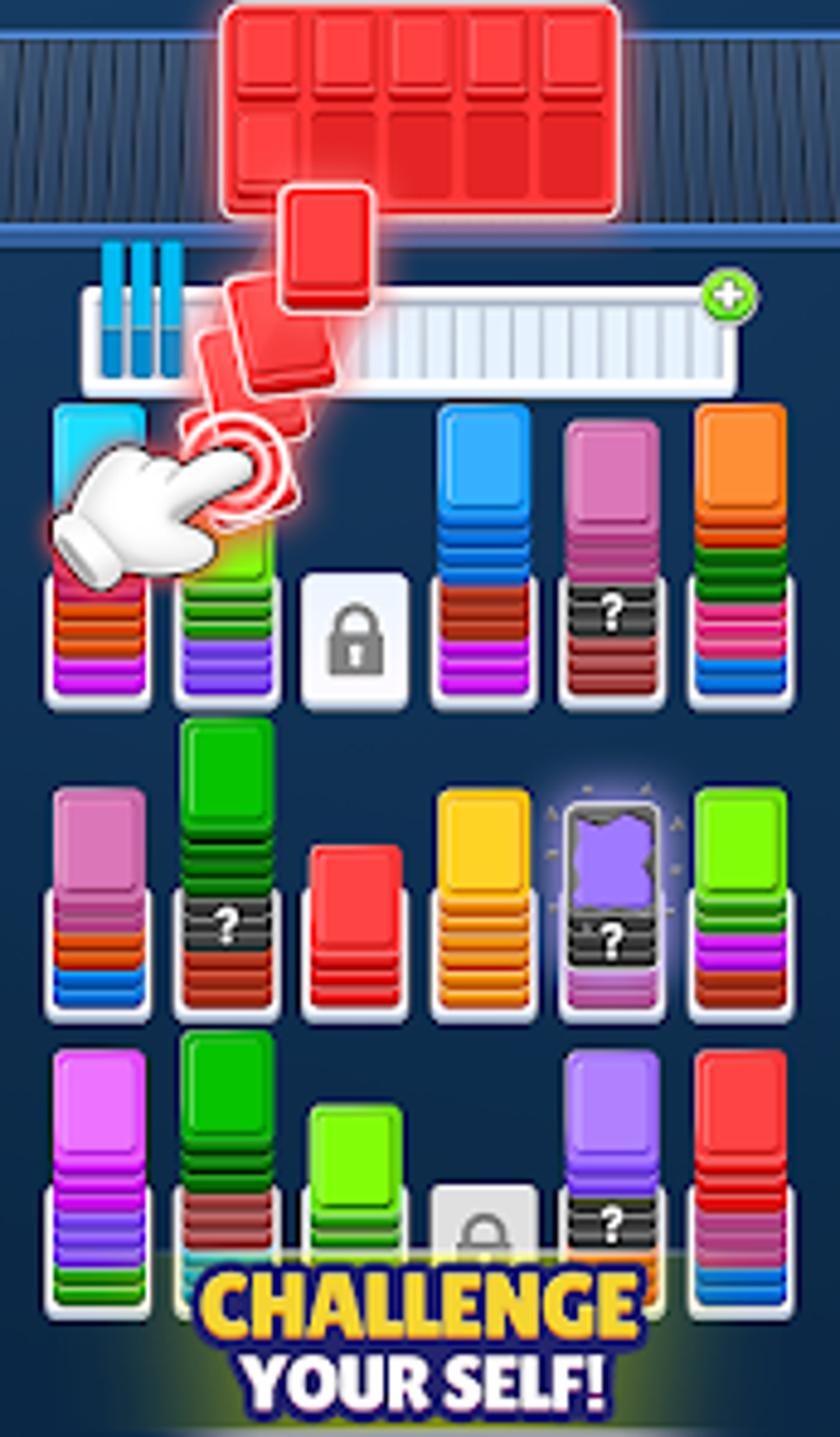 Merge Card: Color Shuffle Sort pour Android - Télécharger