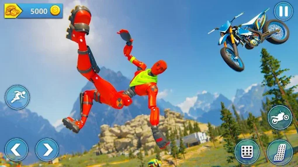 Motorcycle Crash Ragdoll Fall para Android - Descargar