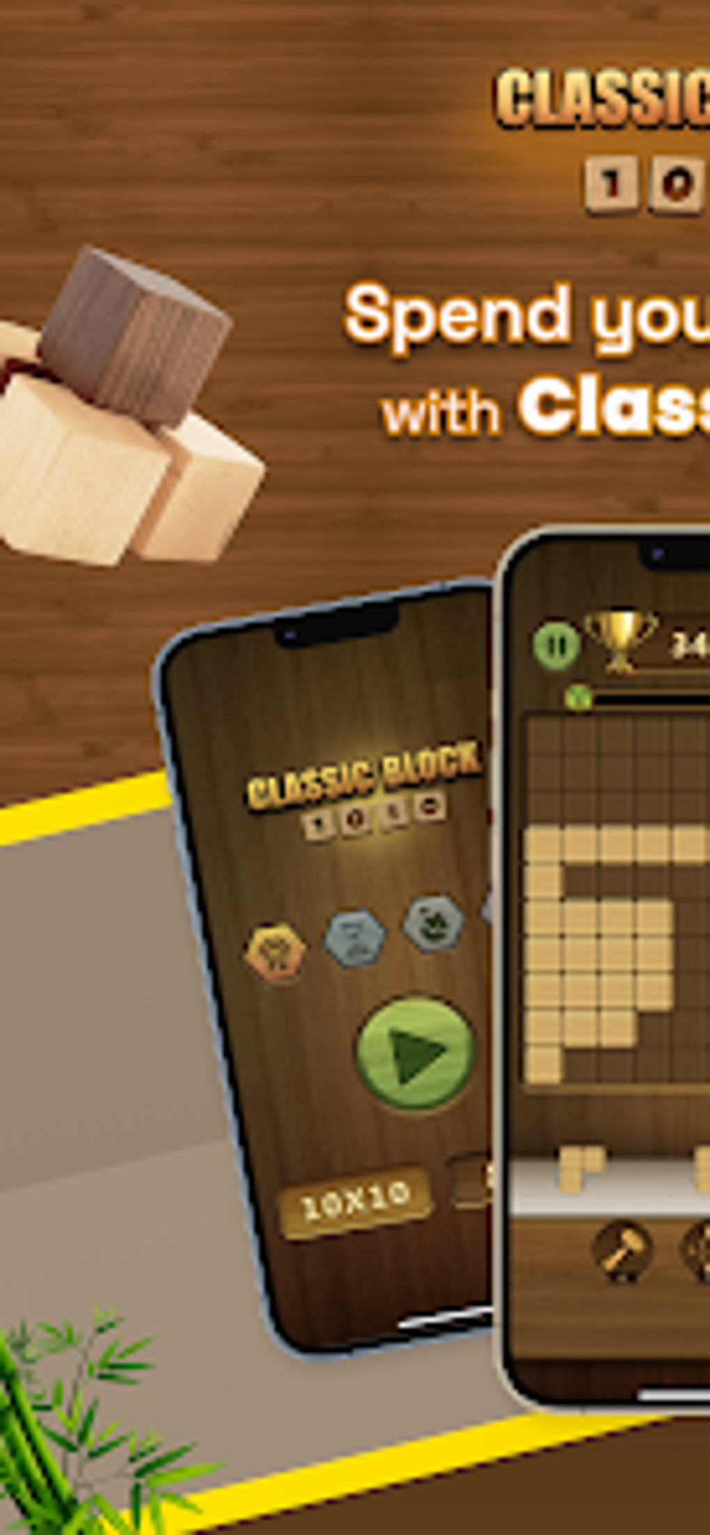 Wood block puzzle - classic cho Android - Tải về