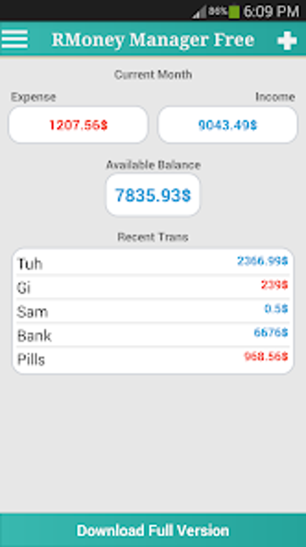 Money Manager - Bills Budget for Android - Download