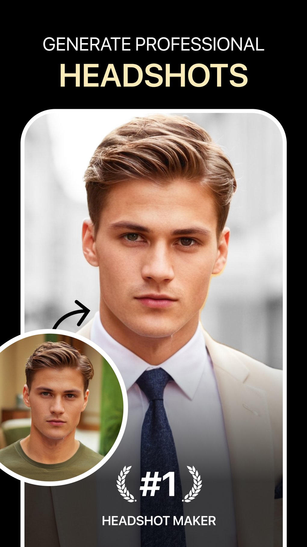 AI Headshot Photo Generator para iPhone - Descargar