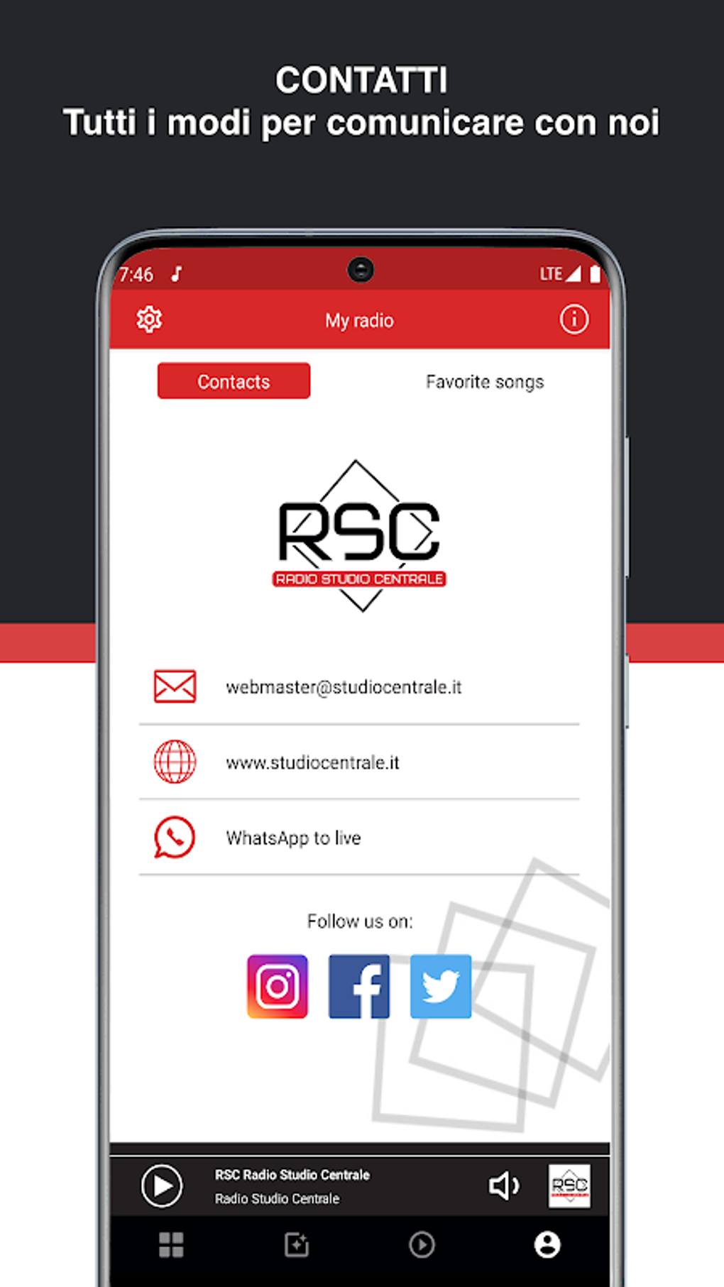 R.S.C. Radio Studio Centrale APK for Android - Download