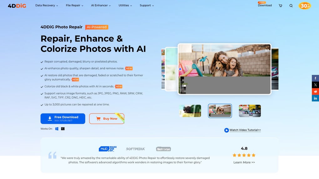 4DDiG for AI Image generator & editor: review, features & use cases