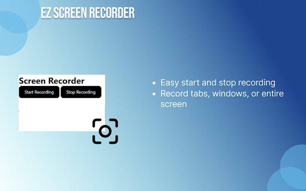 EZ Screen Recorder para Google Chrome - Extensión Descargar