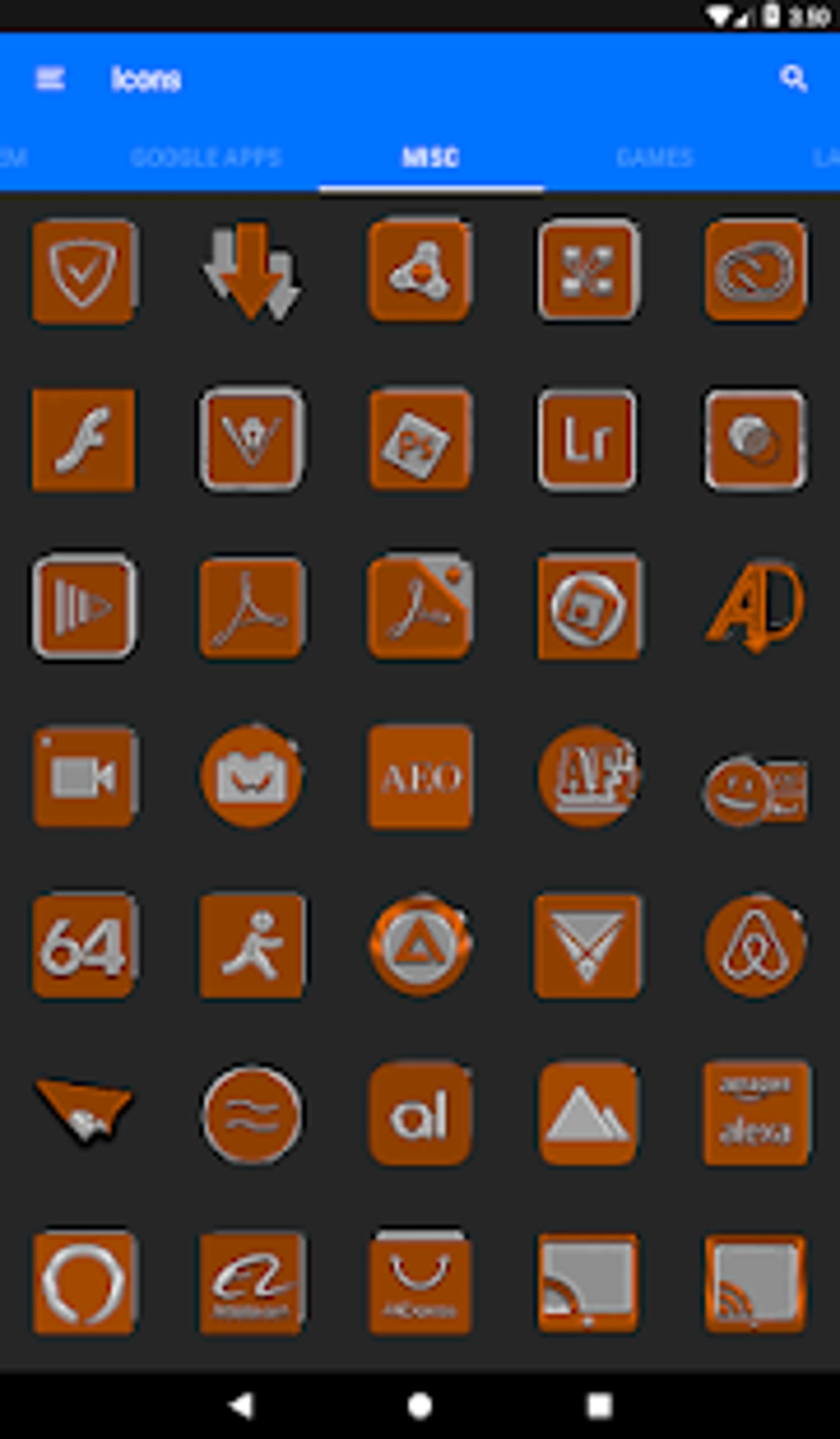 Orange Icon Pack Free APK for Android - Download