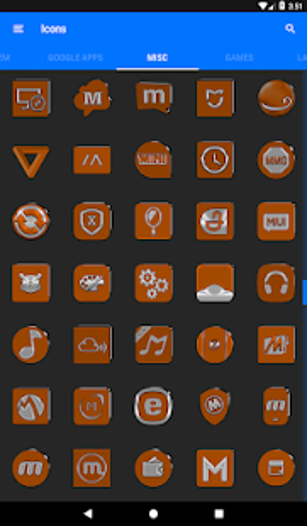 Android 용 Orange Icon Pack Free APK - 다운로드