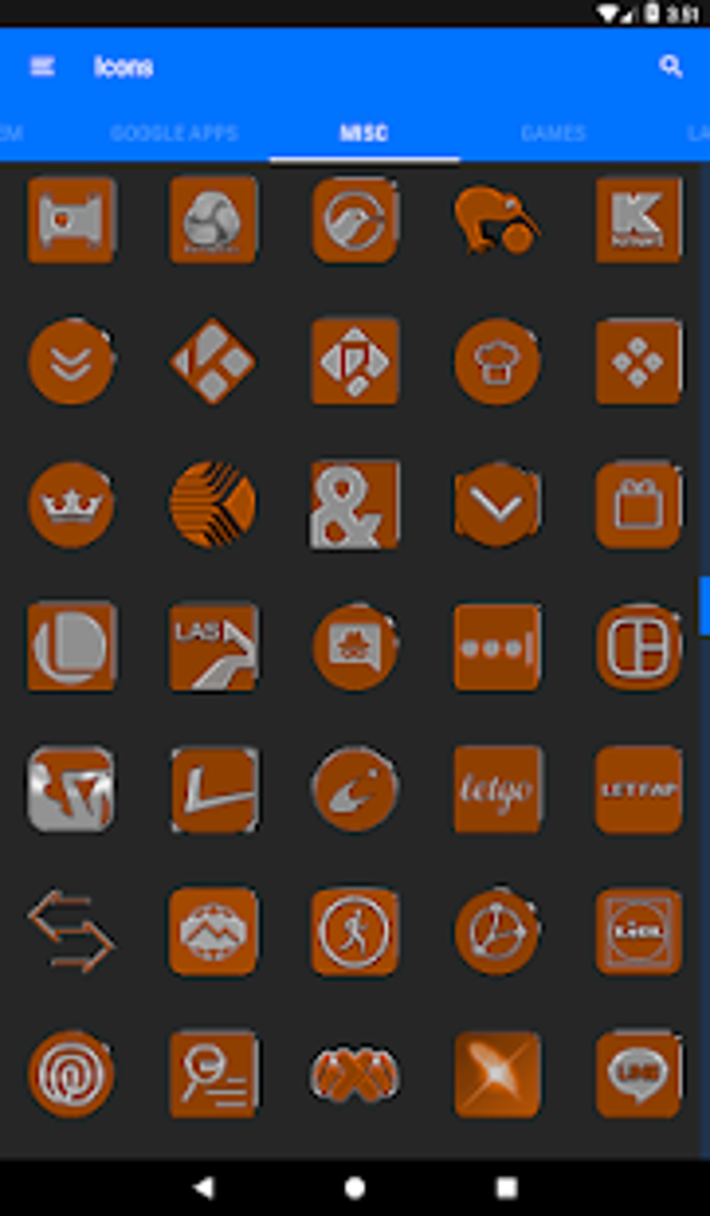 Orange Icon Pack Free APK for Android - Download