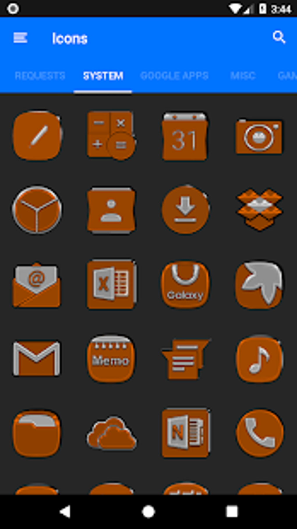 Orange Icon Pack Free APK for Android - Download