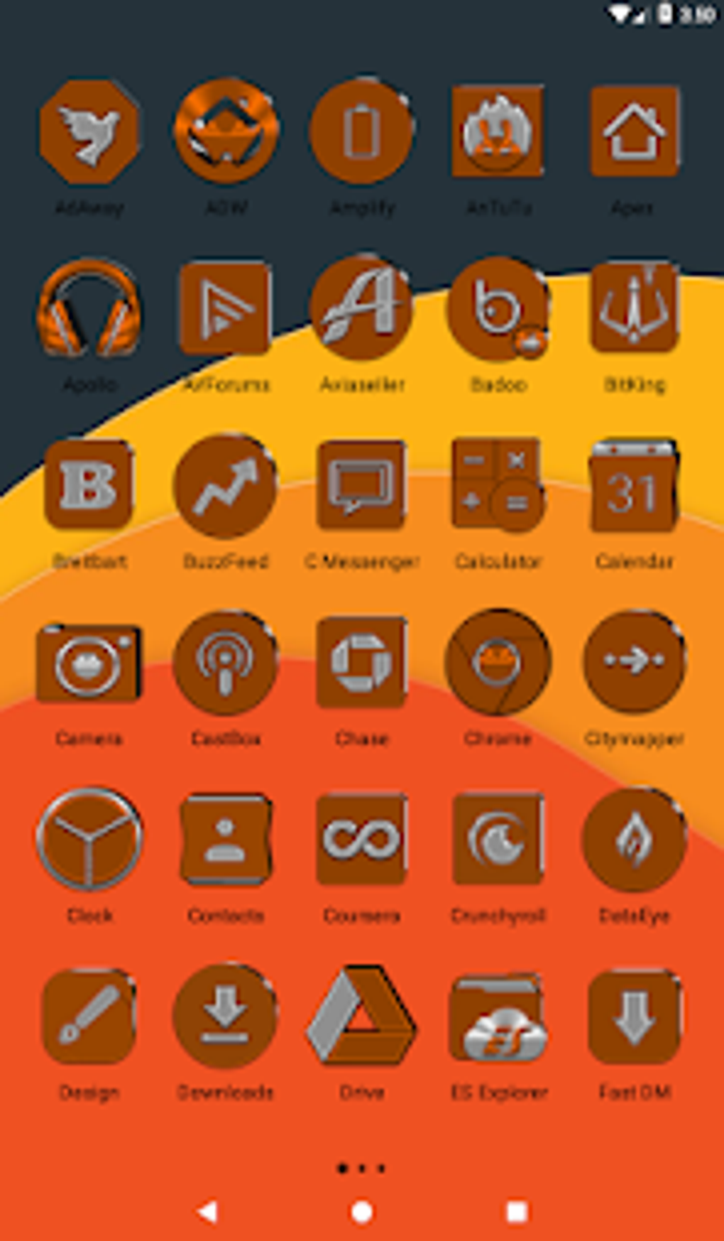 Orange Icon Pack Free APK for Android - Download