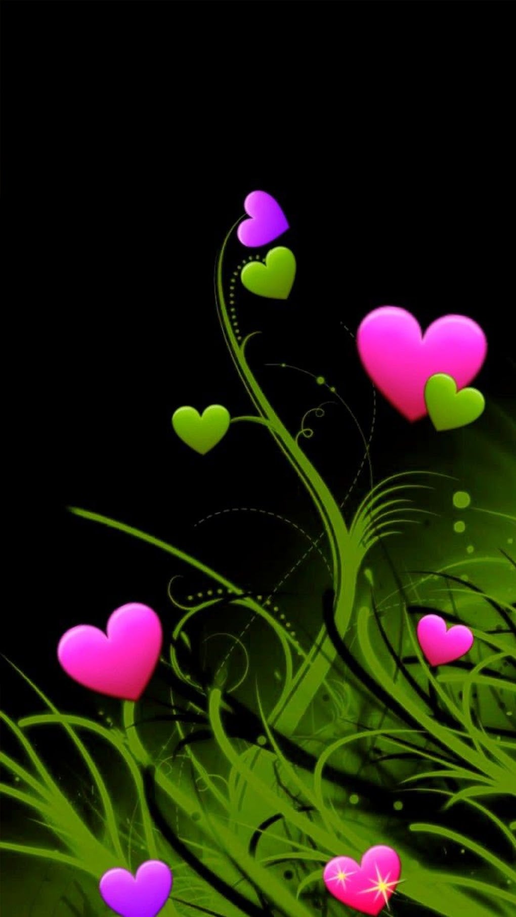 Love Hearts animated image GIF para Android - Descargar