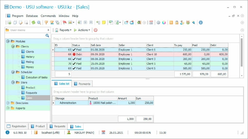 Program for beauty salon - Download