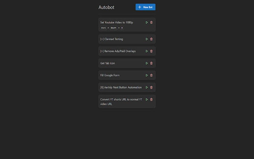 Autobot for Google Chrome - Extension Download