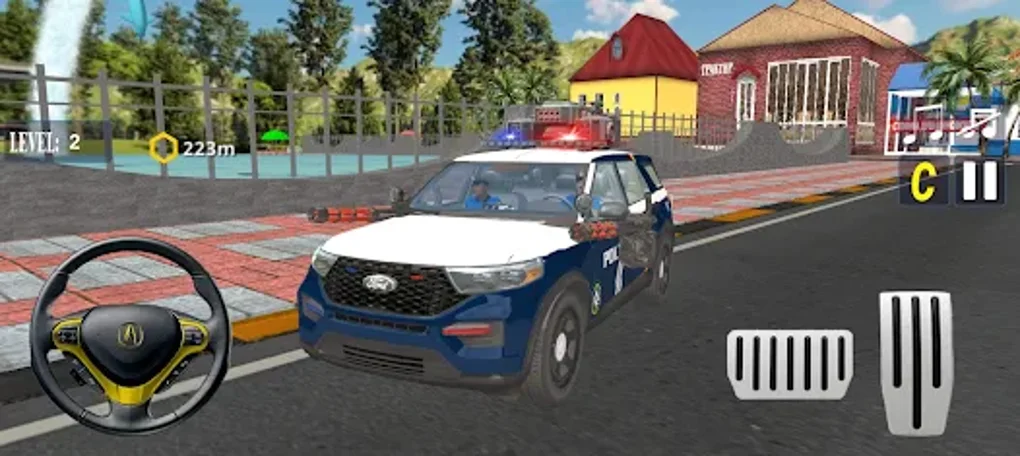 Cop-Car Simulator Car Games 3d für Android - Download