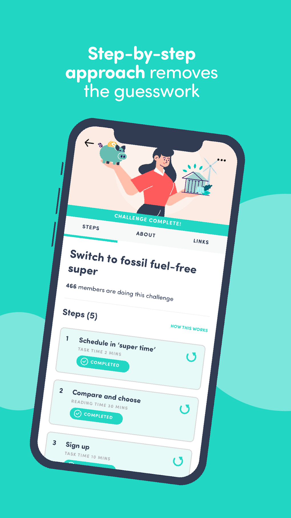 One Small Step: Sustainable Living App for Android - Download