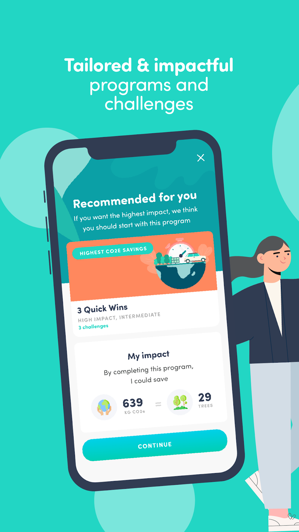 One Small Step: Sustainable Living App for Android - Download