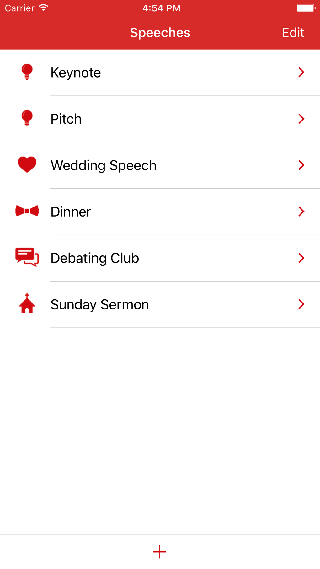 Speeches App for iPhone - Download