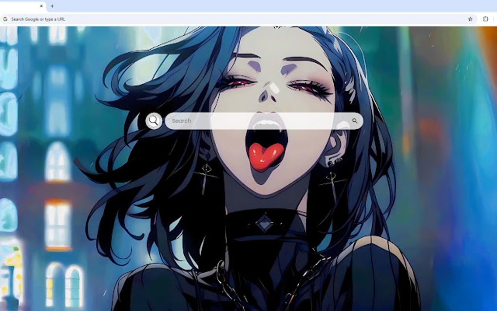 Dark Vampire Girl Live Wallpaper para Google Chrome - Extensión Descargar