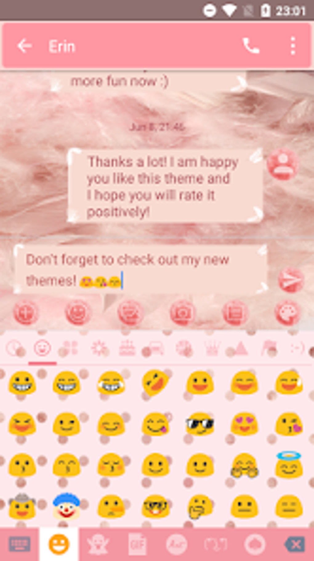 SMS Messages Fluffy Feather for Android - Download