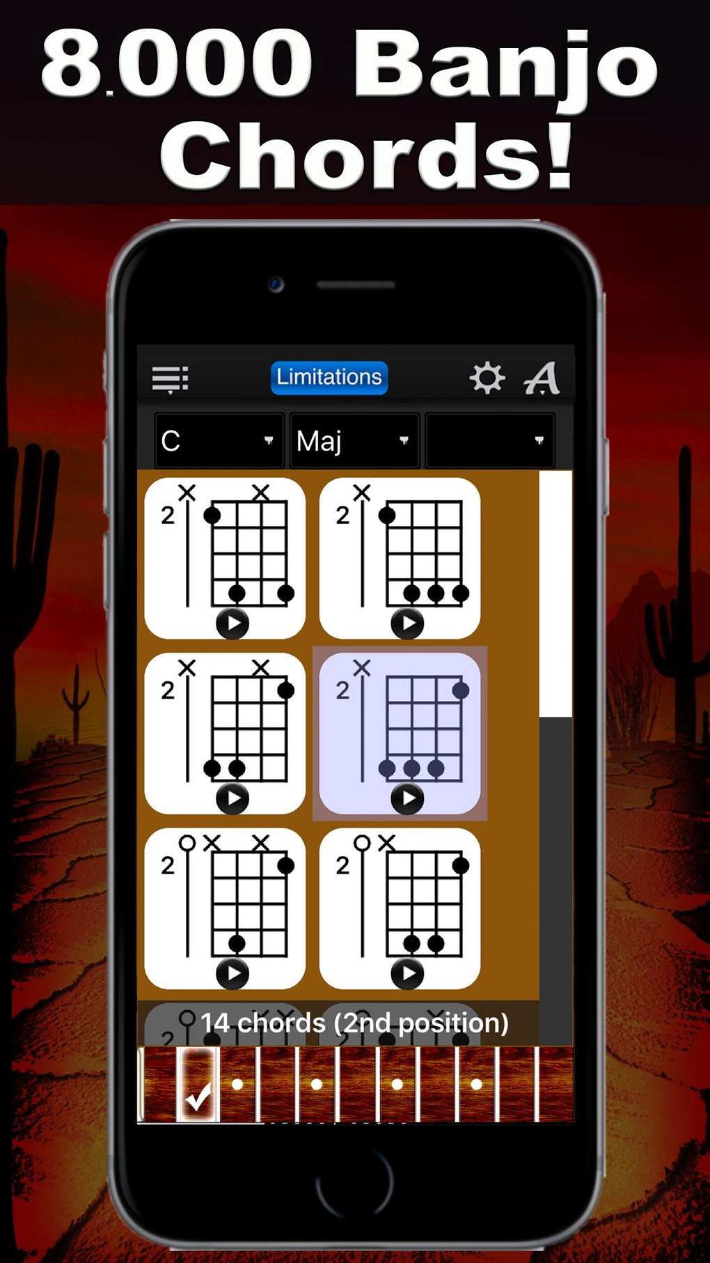 Banjo Chords Compass Lite for iPhone - Download