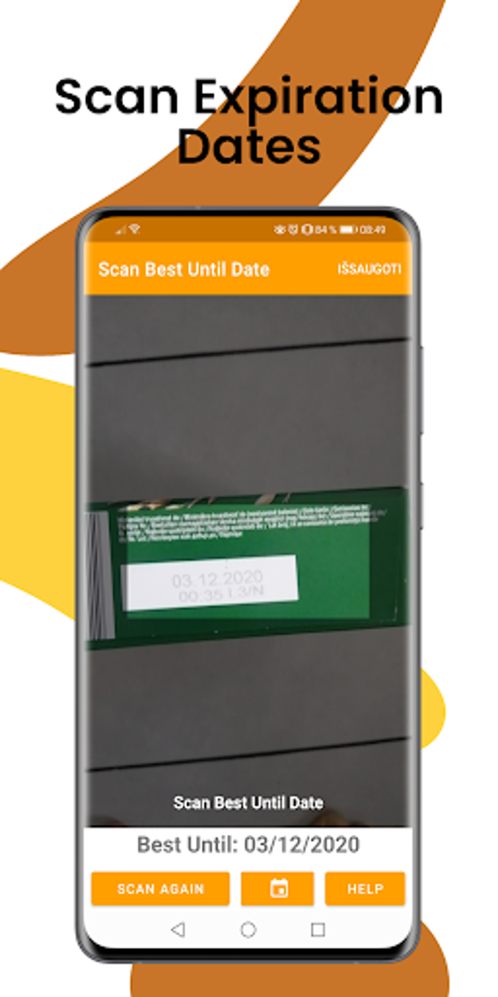 Expiration Date Scanner for Android - Download