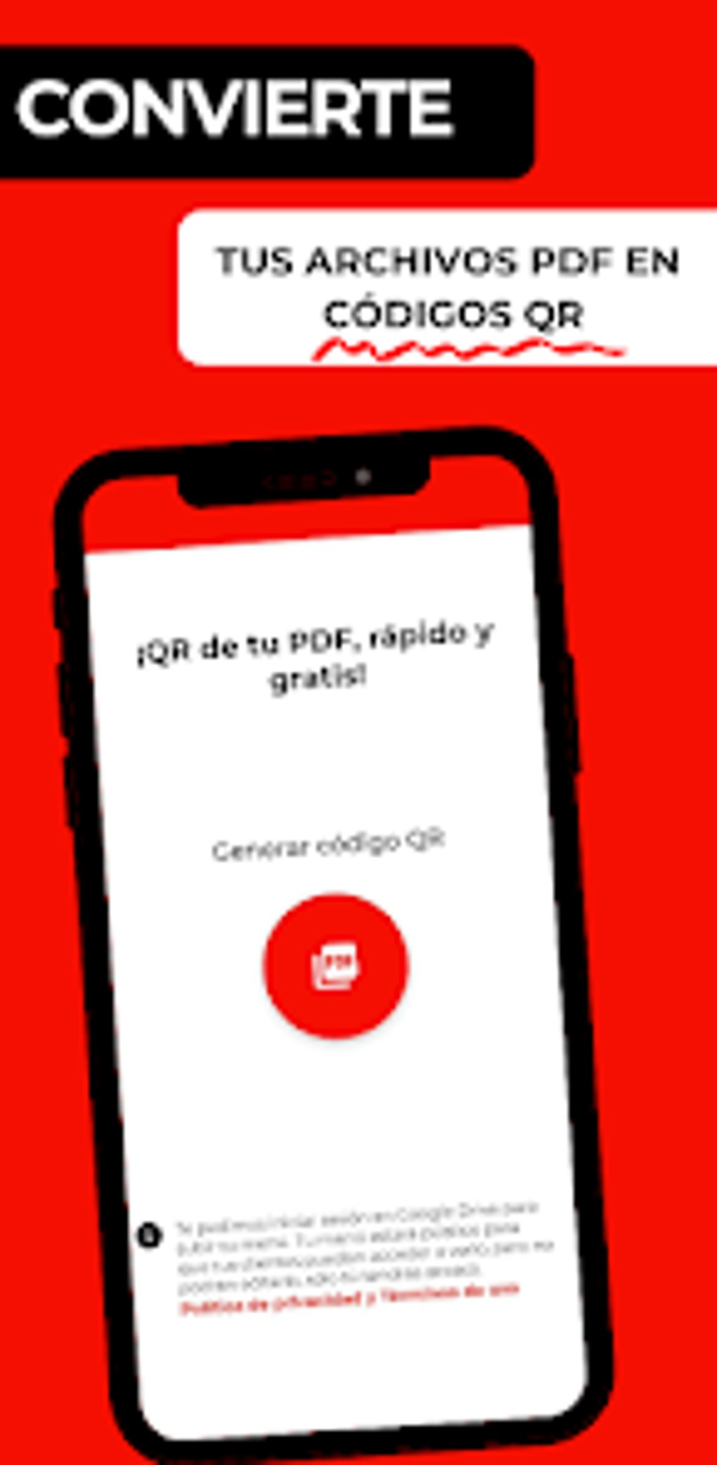PDF conversor código QR para Android - Download