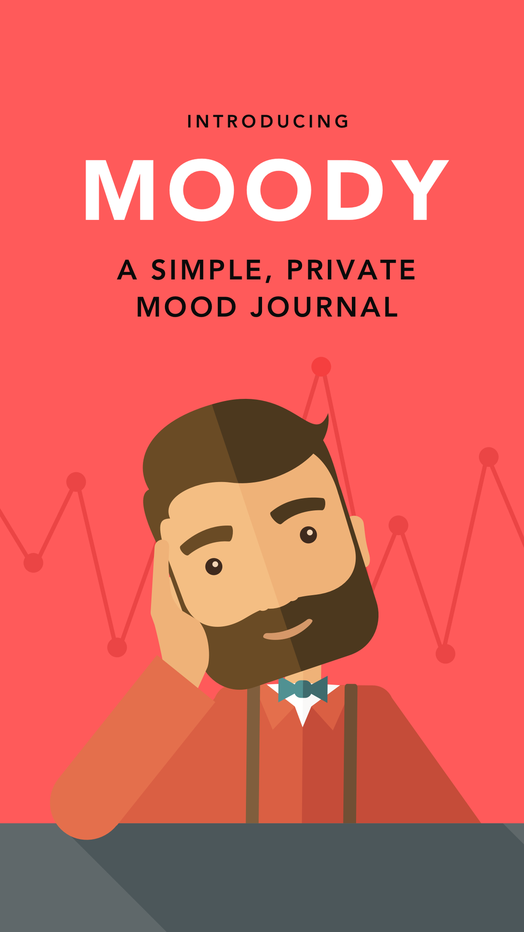 Moody: Mood Tracker Journal pour iPhone - Télécharger