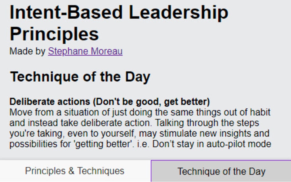 IBL Principles & Techniques สำหรับ Google Chrome - ส่วนขยาย ดาวน์โหลด