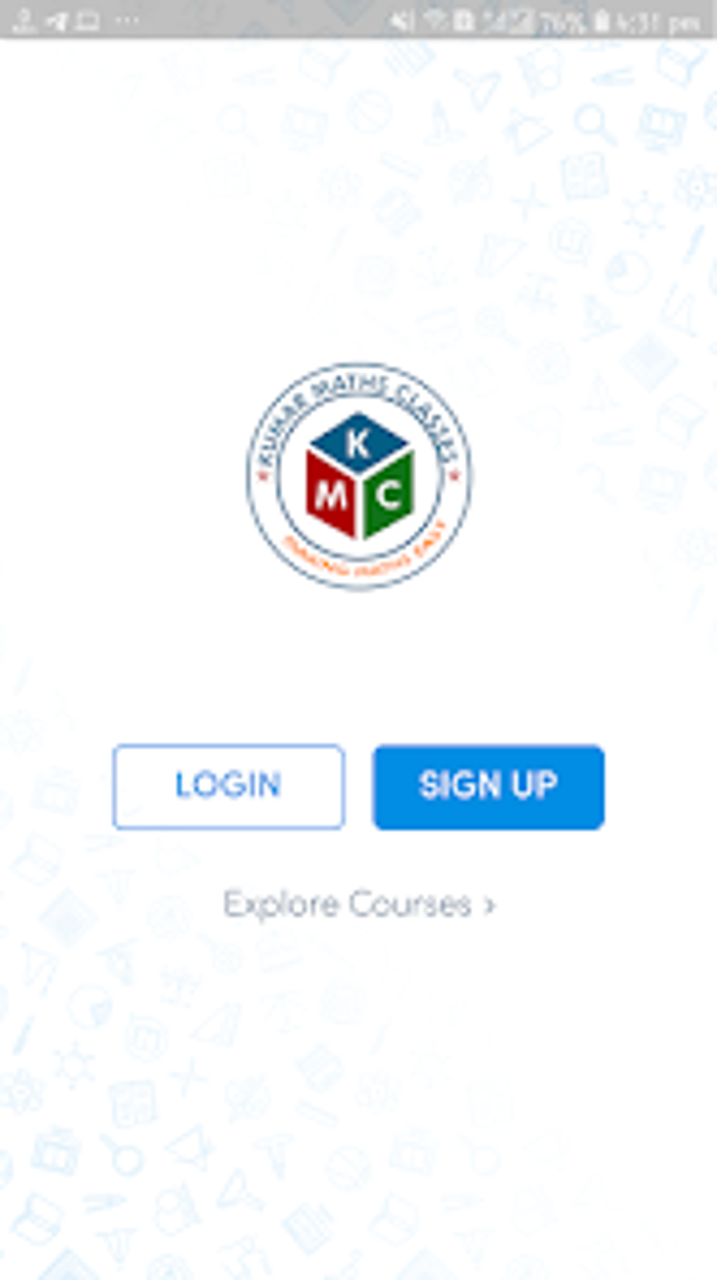 Kumar Maths Classes for Android - Download