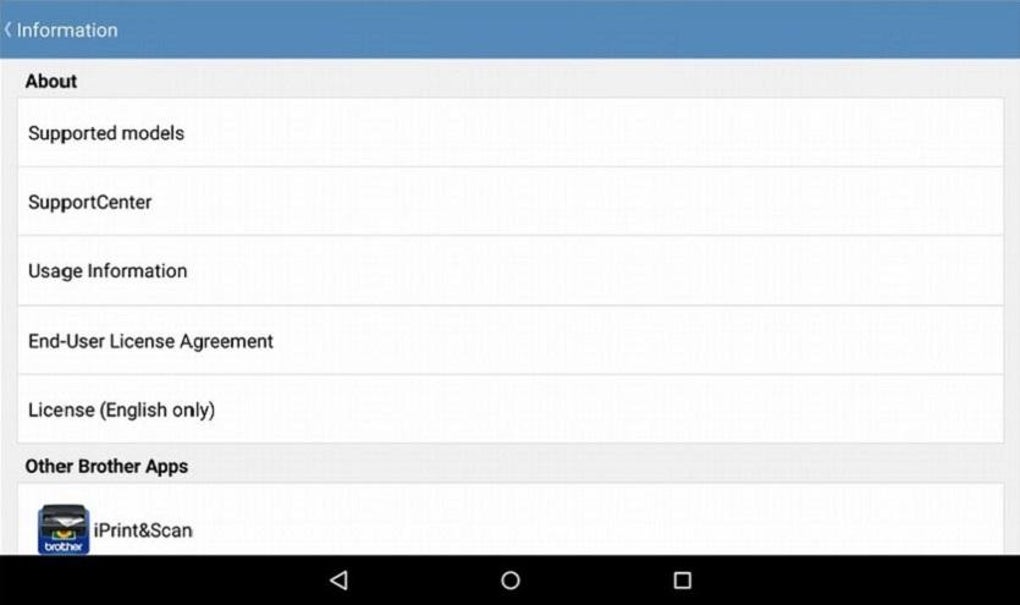 Brother SupportCenter APK for Android - Download