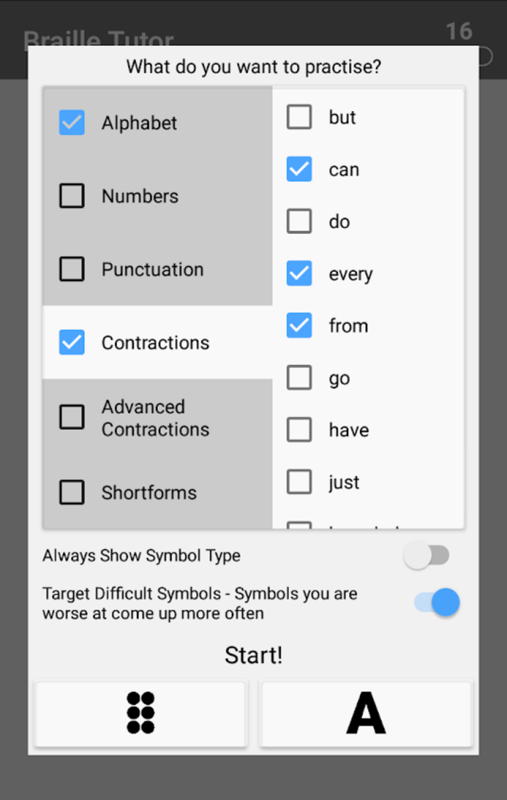 Brailliac: Braille Tutor APK pour Android - Télécharger