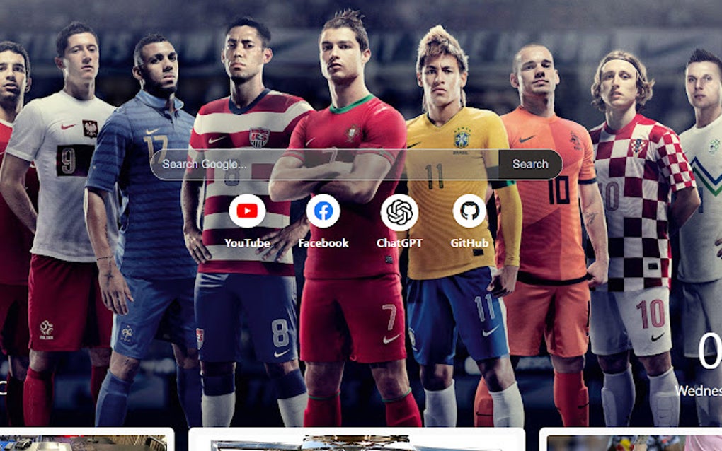 Football Legends Wallpaper para Google Chrome - Extensión Descargar