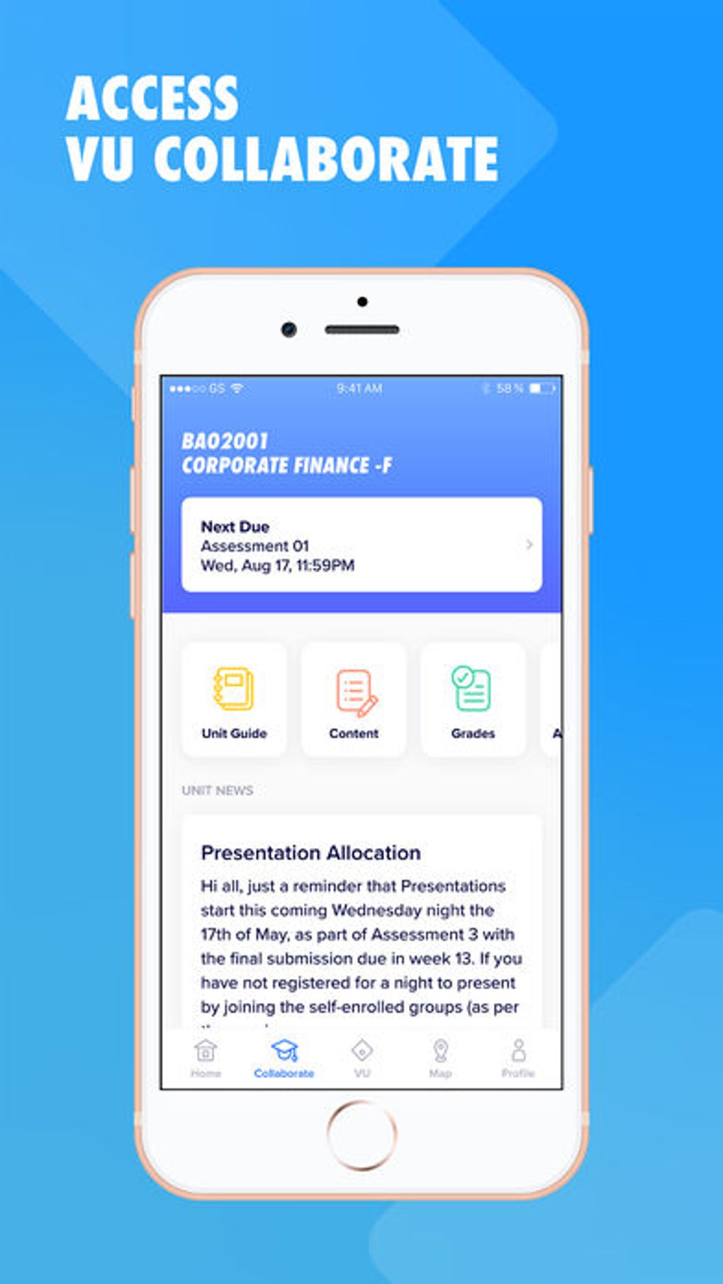 Victoria University App para iPhone - Descargar