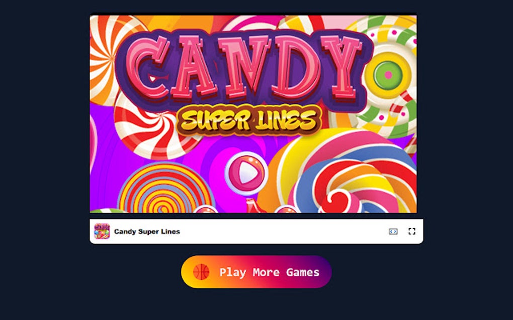 Candy Super Lines Game Google Chrome 용 - 확장 프로그램 다운로드