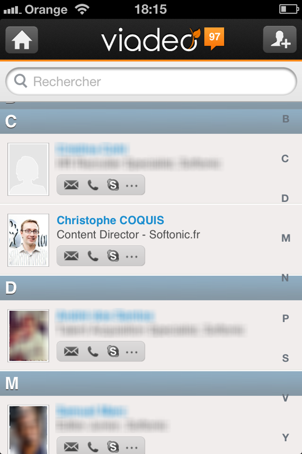 Viadeo pour iPhone - Télécharger