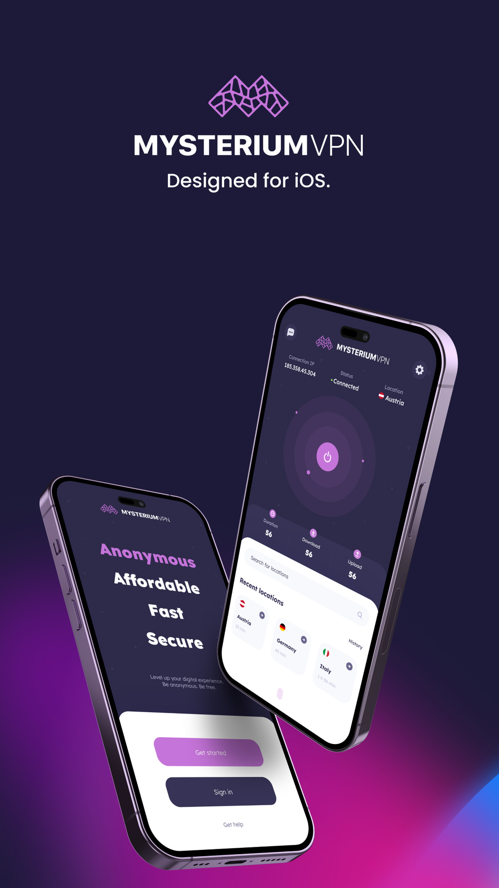 iPhone 용 Mysterium VPN - 다운로드