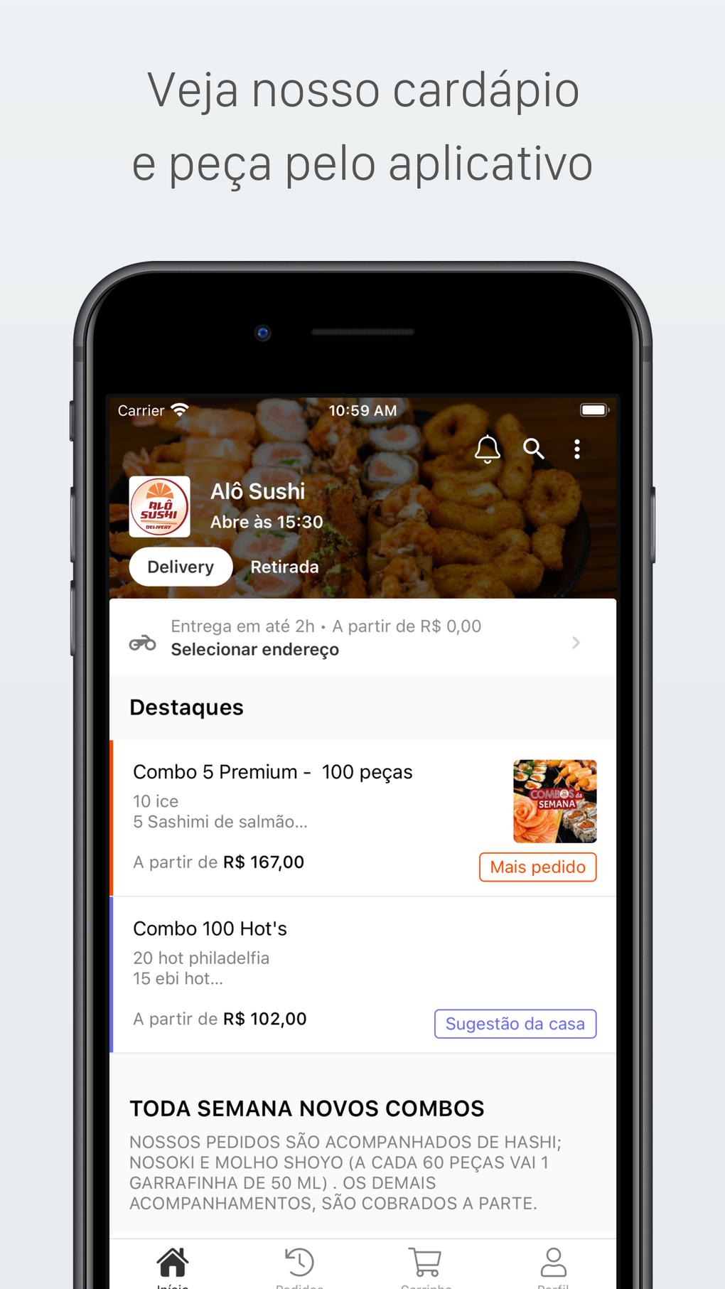 Alô Sushi para iPhone - Descargar