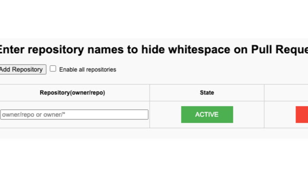 Hide Whitespace on Github PR na Google Chrome - Rozszerzenie Download Hide Whitespace on Github PR na Google Chrome - Rozszerzenie Download