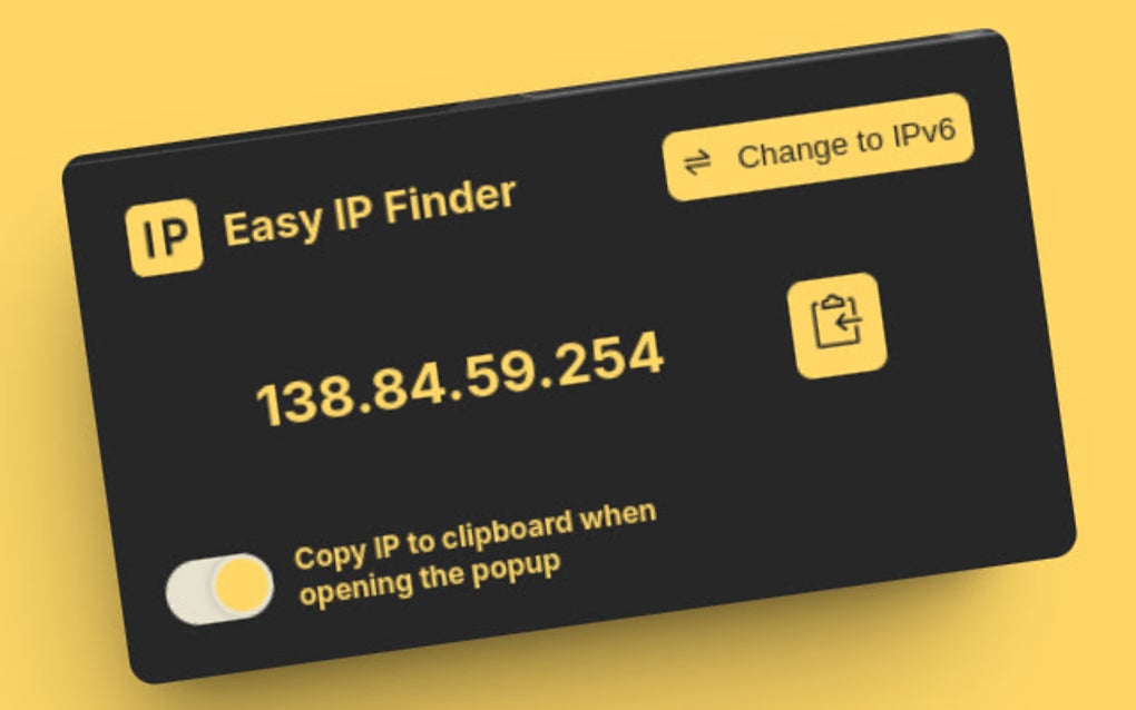 Easy IP Finder Google Chrome için - Eklenti İndir Easy IP Finder Google Chrome için - Eklenti İndir