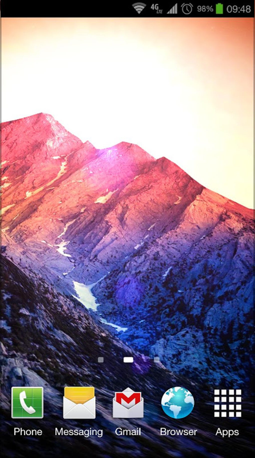 3D Kitkat 4.4 Mountain lwp APK for Android - Download