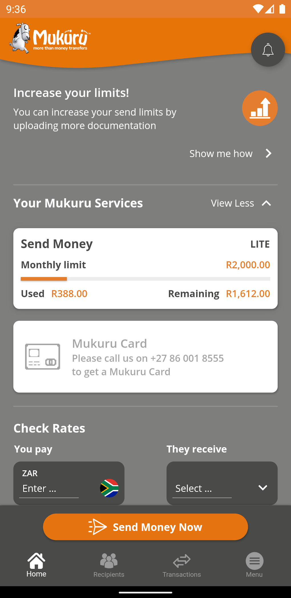 Mukuru: Money Transfer pour Android - Télécharger