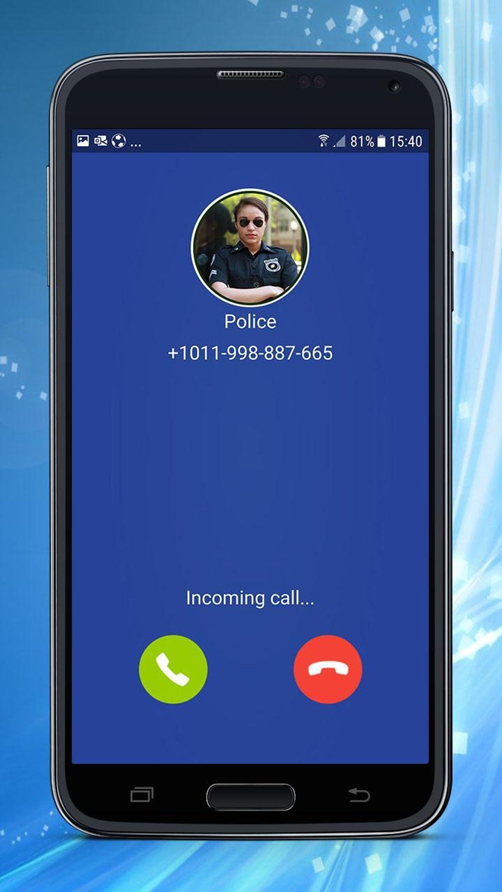 Police Cop Call Prank And Video Simulator for Android - Download