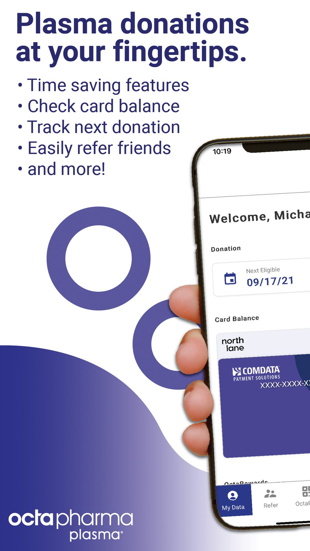 OctaApp Donate Blood Plasma for iPhone - Download