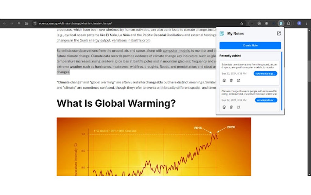 Short Notes สำหรับ Google Chrome - ส่วนขยาย ดาวน์โหลด