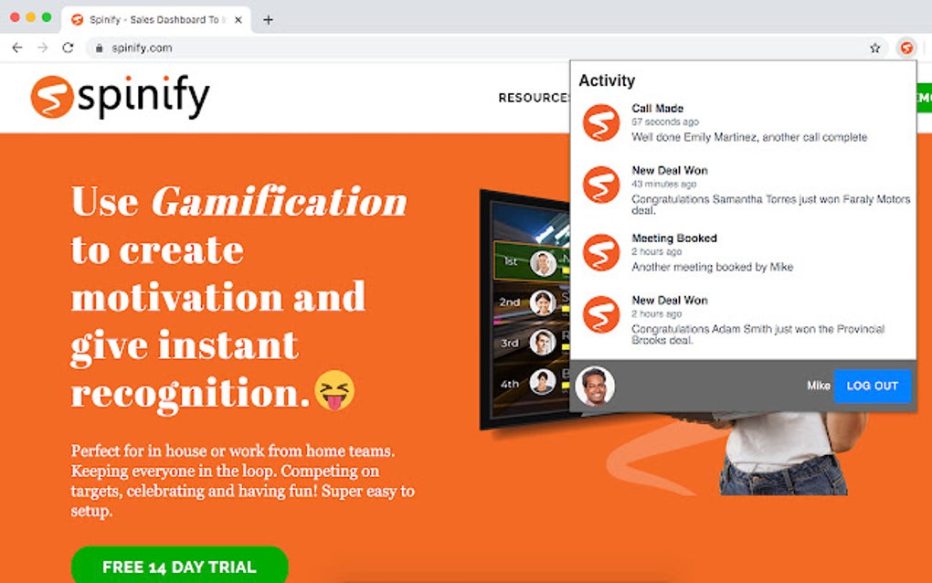 Spinify Google Chrome 용 - 확장 프로그램 다운로드