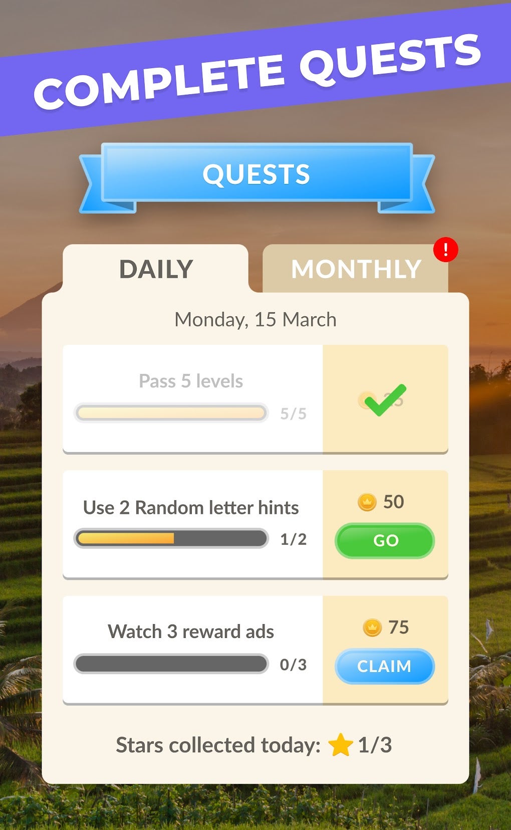 Wordsgram - Word Search Game para Android - Descargar