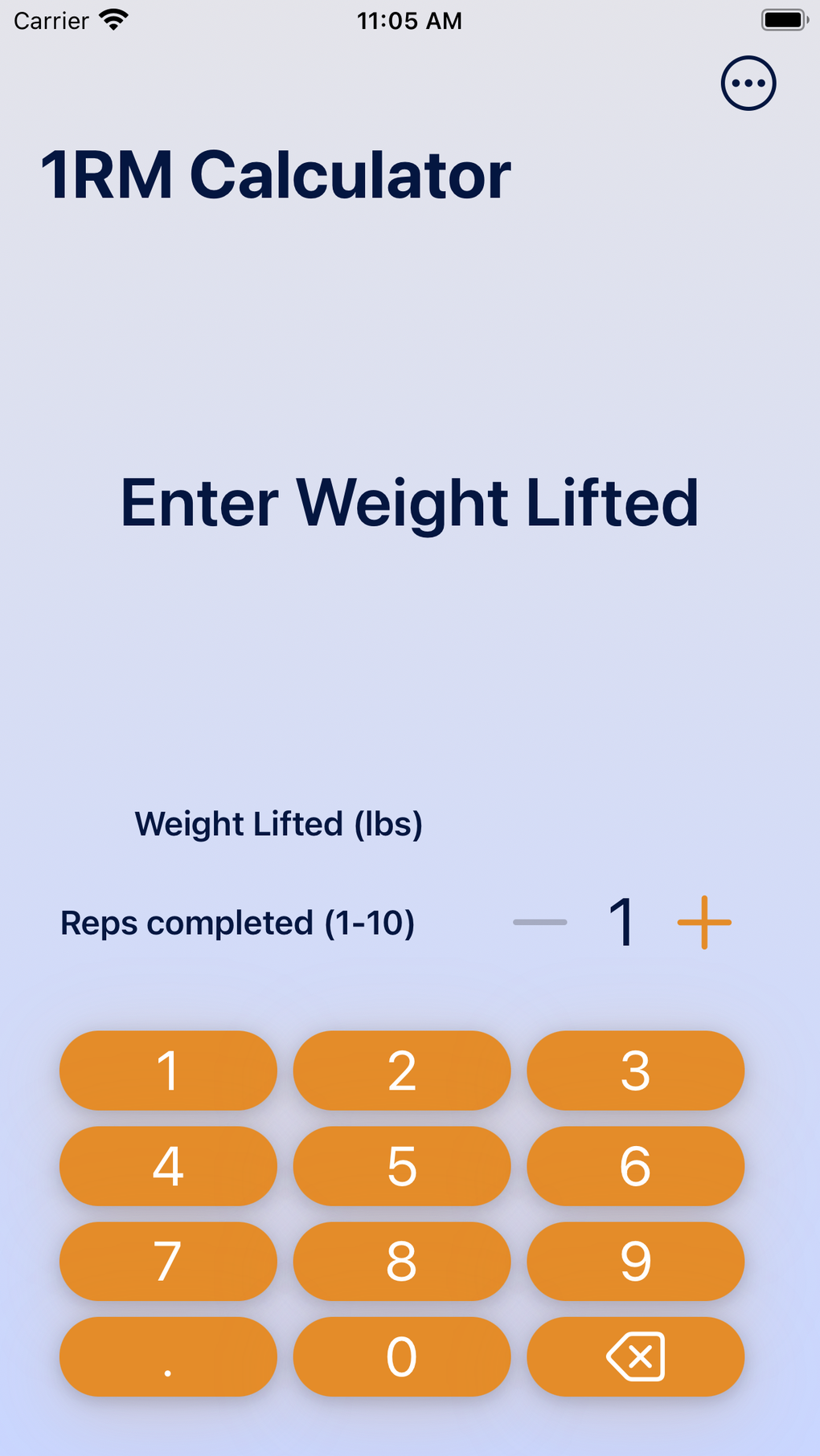 One Rep Max Calculator - 1RM for iPhone - Download