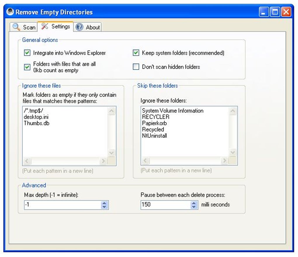 Remove Empty Directories - Download