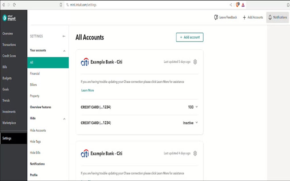 Mint Inactive Account Hider para Google Chrome - Extensión Descargar