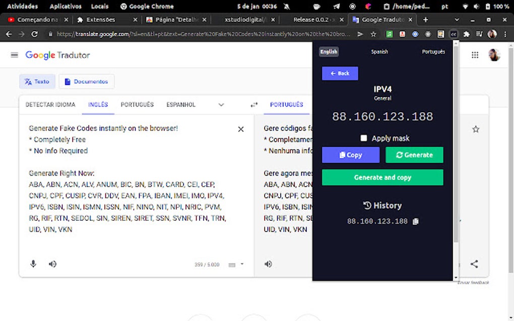 Countries Codes for Google Chrome - Extension Download
