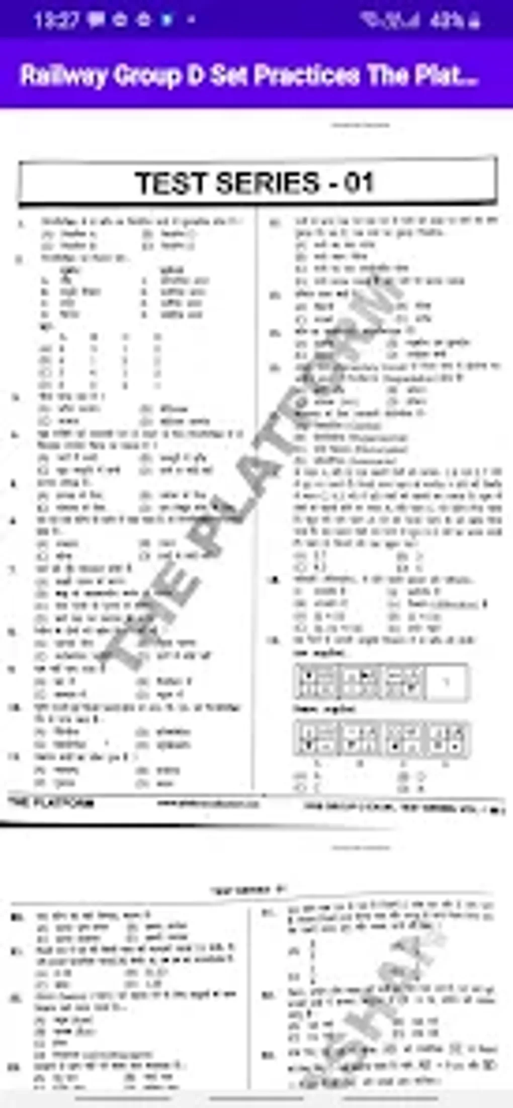 Railway Group D Practice Set para Android - Descargar